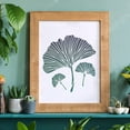 Ginkgo Leaf Stencil 11.8x11.8inch Plastic Gingko Leaves Drawing ...