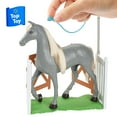 Barbie World Horse Stable Playset with Toy Horse, Jump, & Accessories ...