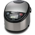 Tiger 10-Cup Micom Rice Cooker, Steamer & Slow Cooker, Stainless Steel Black - Walmart.com