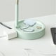 Mainstays LED Desk Lamp with Catch-All Base & AC Outlet, Matte Mint ...