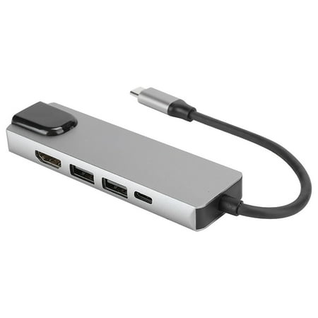 Multi-Port 5 In 1 USB-C Hub, USB-C Hub, Expansion Port Laptop For ...