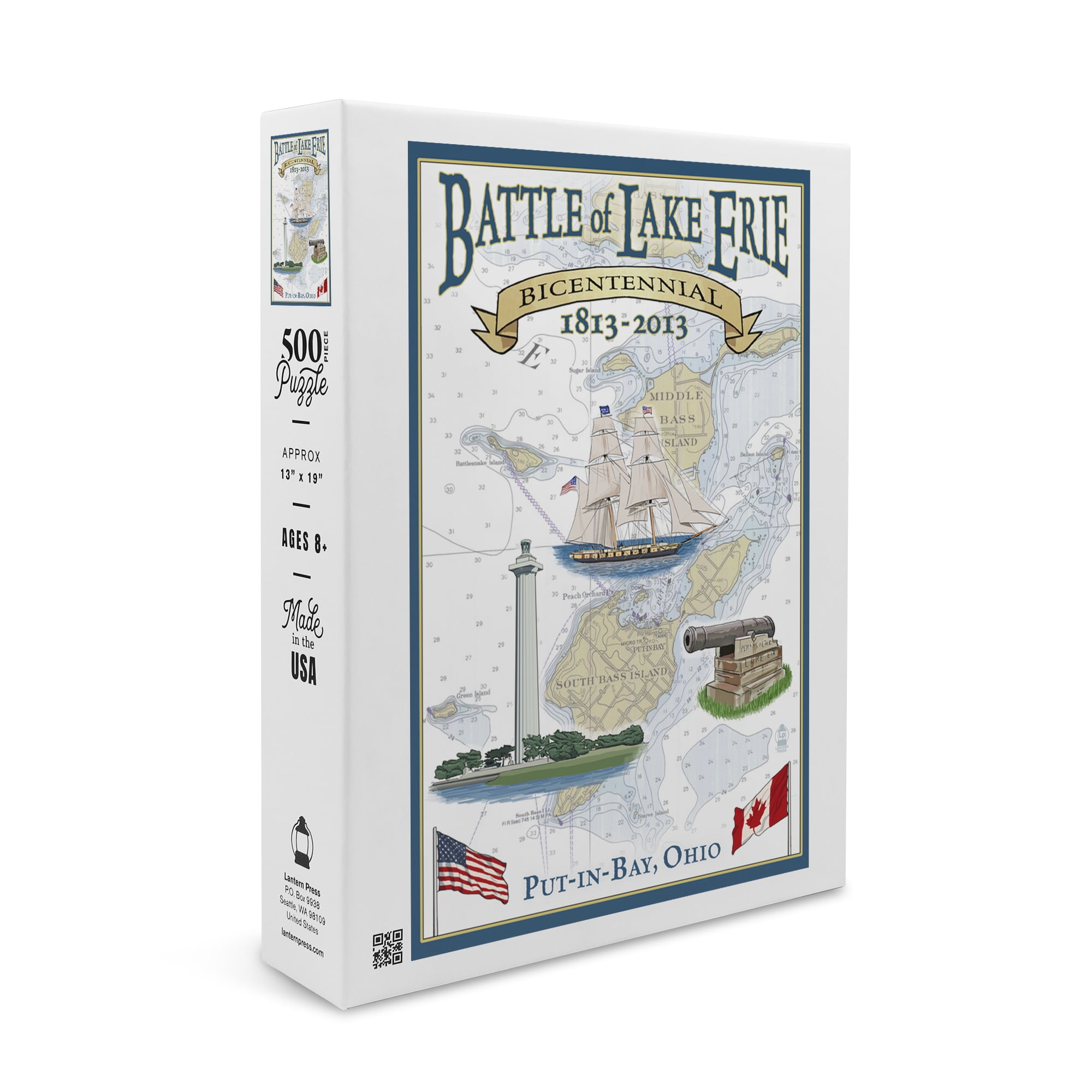 Put-In-Bay, Ohio, Battle of Lake Erie Nautical Chart (19x27 inches ...