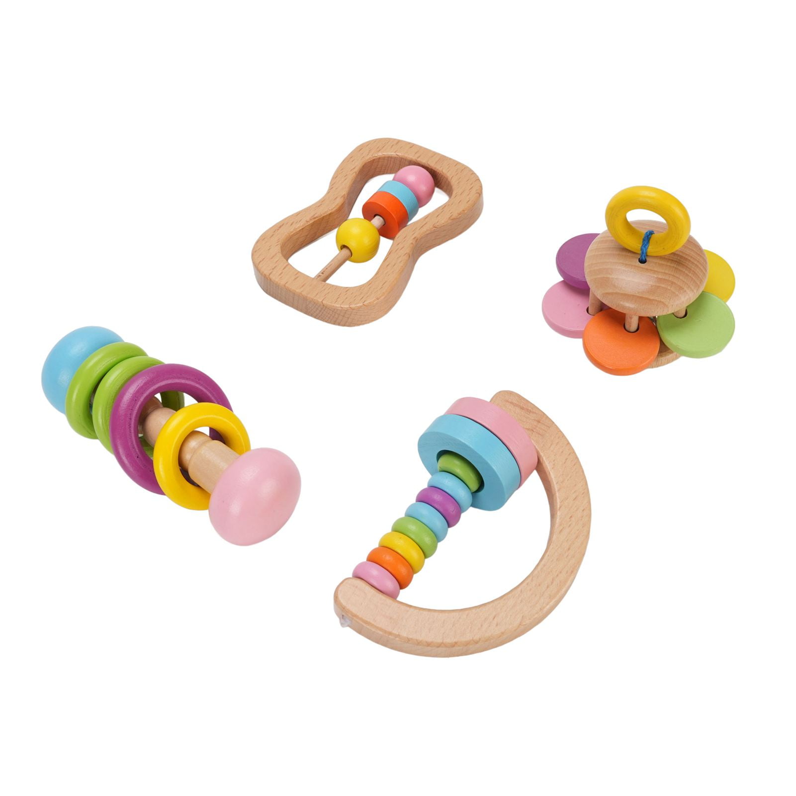 Click here for Estink Baby Rattles Set  Safe Early Learning Wood... prices
