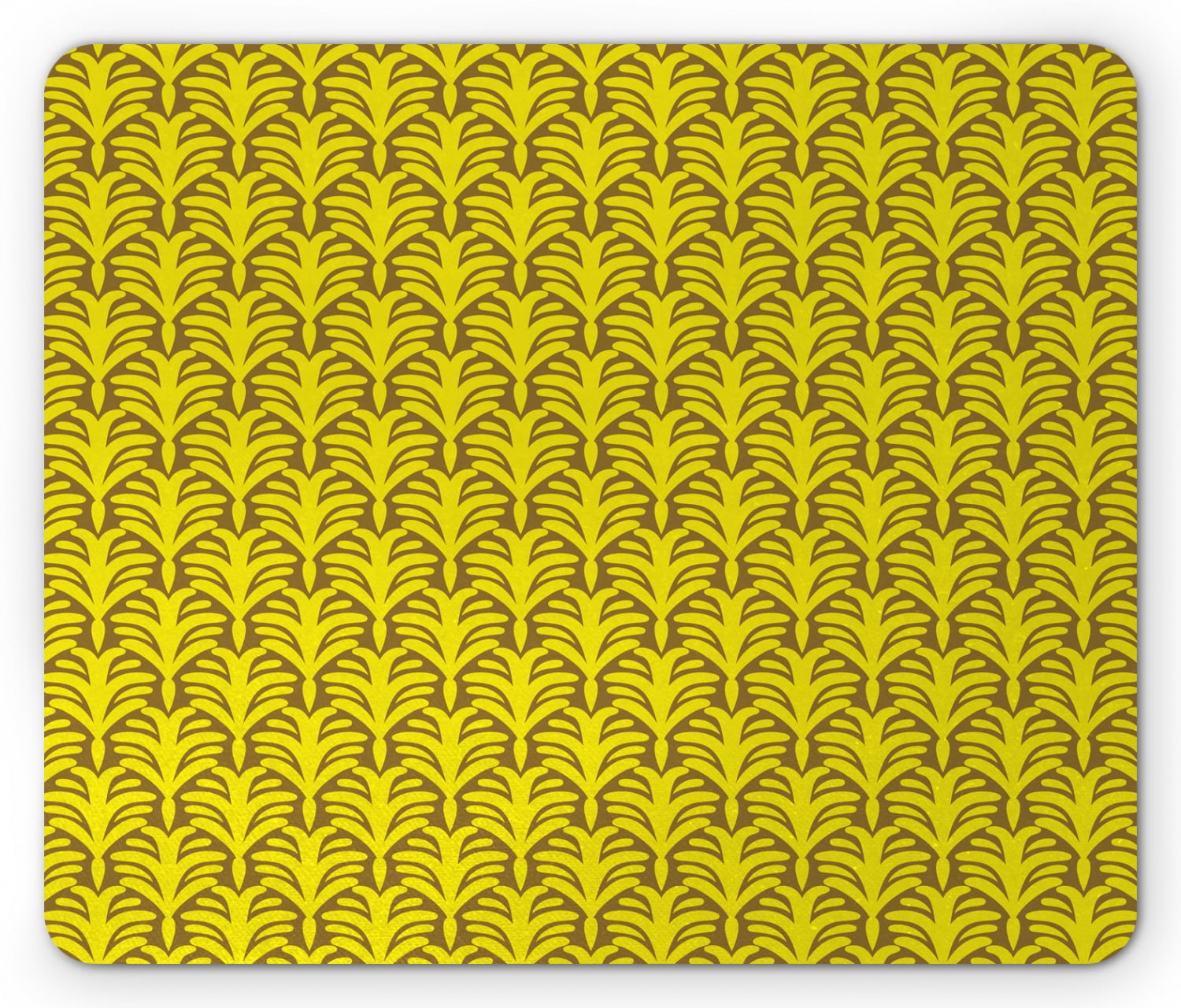 Abstract Mouse Pad, Creative Bicolour Design Style Leaf and Bush ...