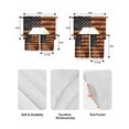 American Flag Kitchen Curtain and Valance Set 3 Pieces, Rod Pocket ...