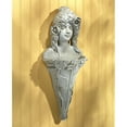 Design Toscano Art Nouveau Poppy Princess Wall Pocket Planter Sculpture ...