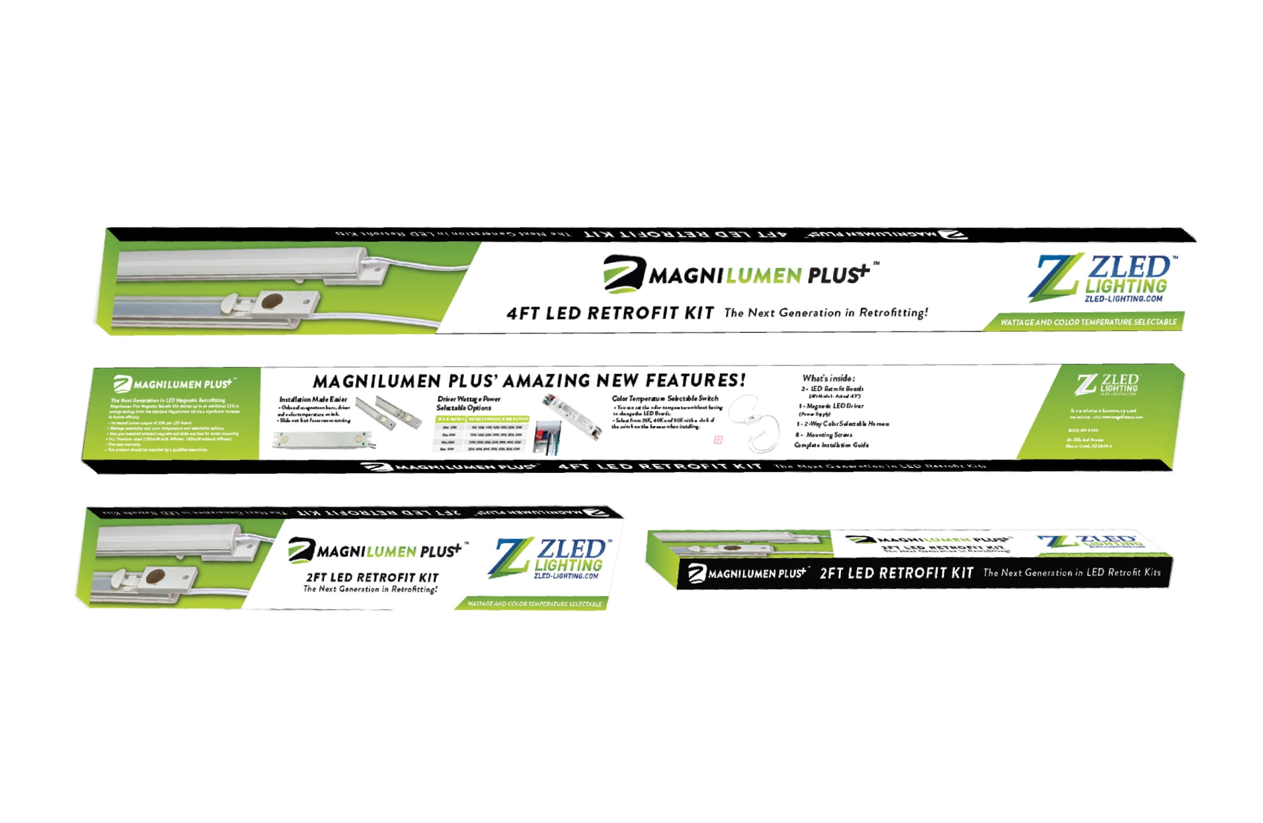 Magnilumen MRK2220-CSK-PLUS-RP Magnetic LED Retrofit Kit 20W 3500K ...