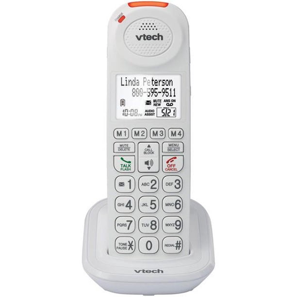VTech VTSN5107 Amplified Accessory Handset with Big Buttons & Display ...