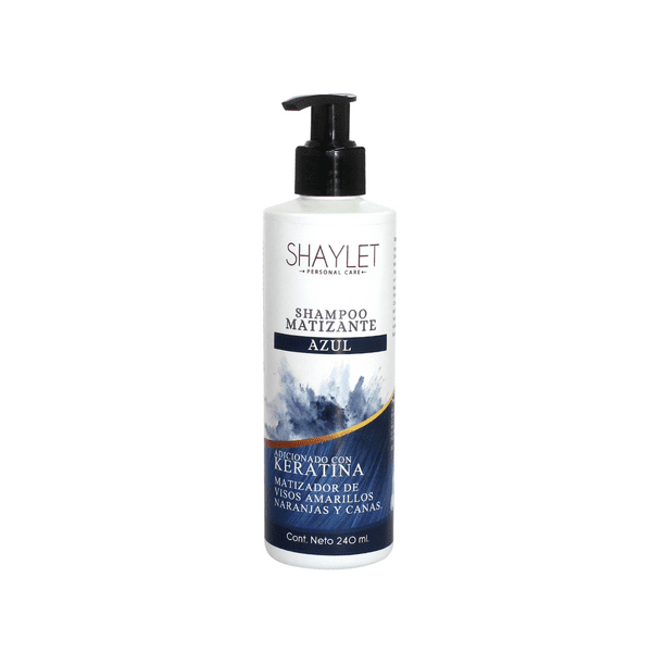 Shampoo Matizante Azul 240 ml Shaylet Shanatural's SHAMPOO MATIZANTE ...
