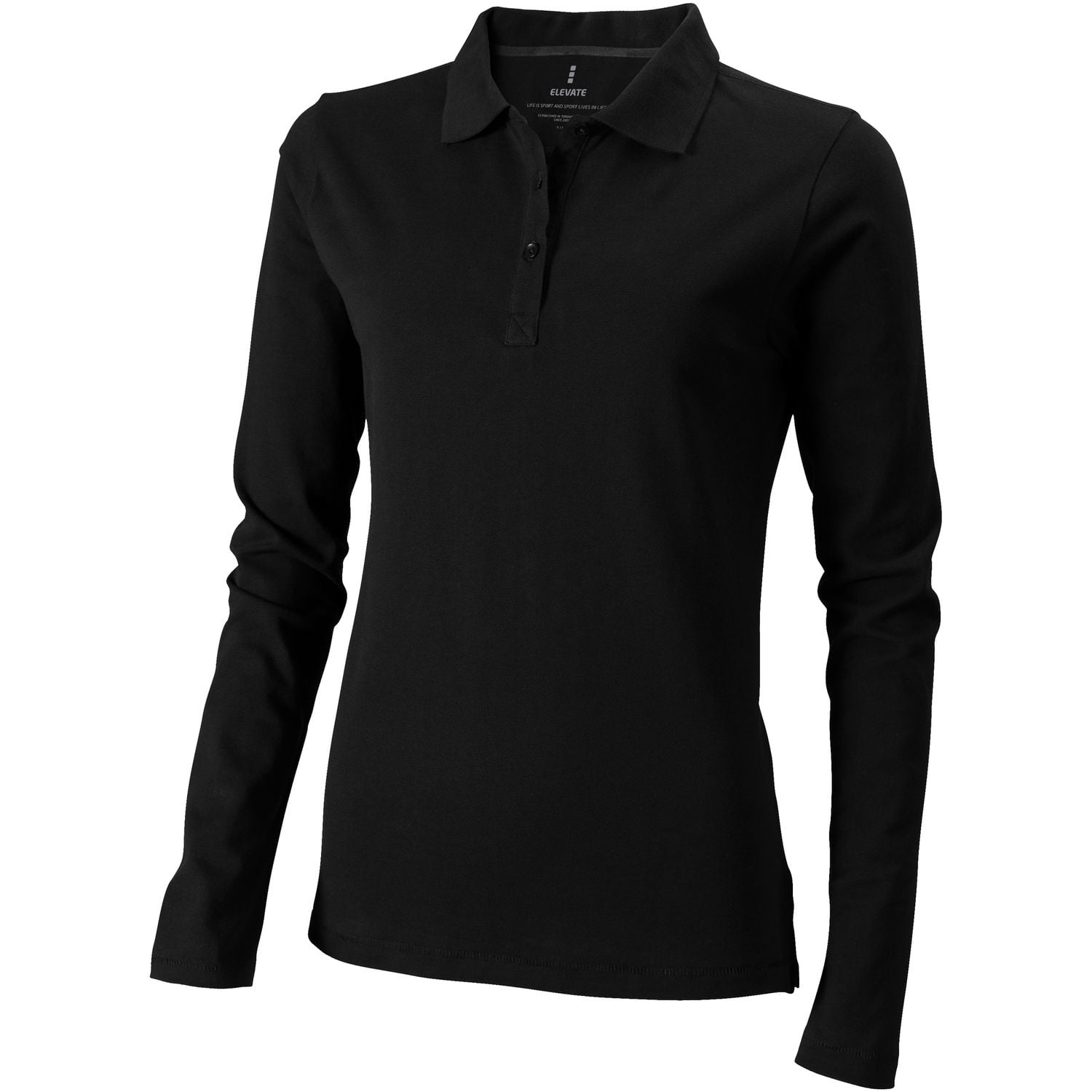 Click here for Elevate Oakville Long Sleeve Ladies Polo Shirt L prices