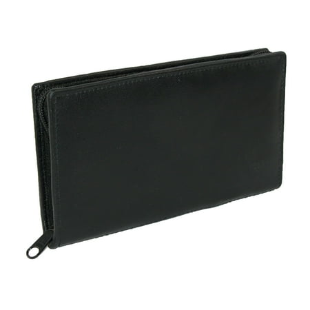 Paul & Taylor Leather Zippered Checkbook Cover and Wallet | Walmart Canada