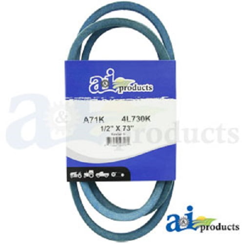 A71K A-SECTION MADE WITH KEVLAR (BLUE) V BELT - 1/2" X 73" - Walmart ...