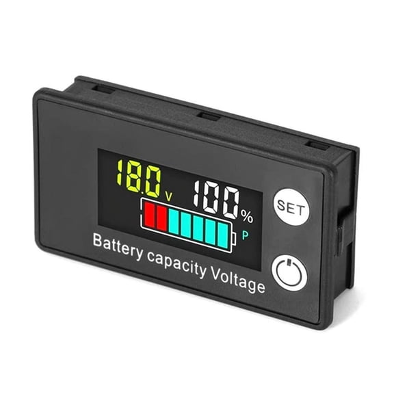 OTVIAP Battery Capacity Tester, LCD Display Backlit Universal Battery ...