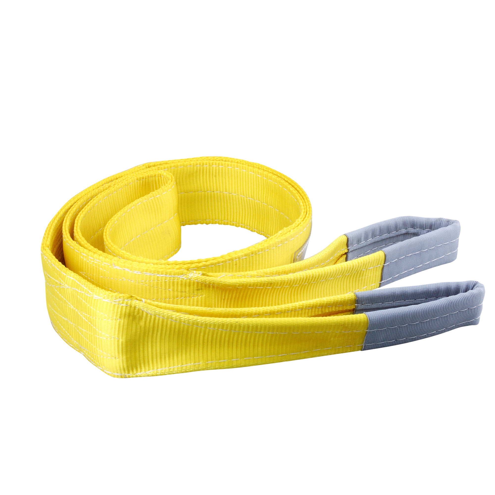 4" X 12' 11,000 Capacity Polyester Eye & Eye Webbing Sling Lifting ...