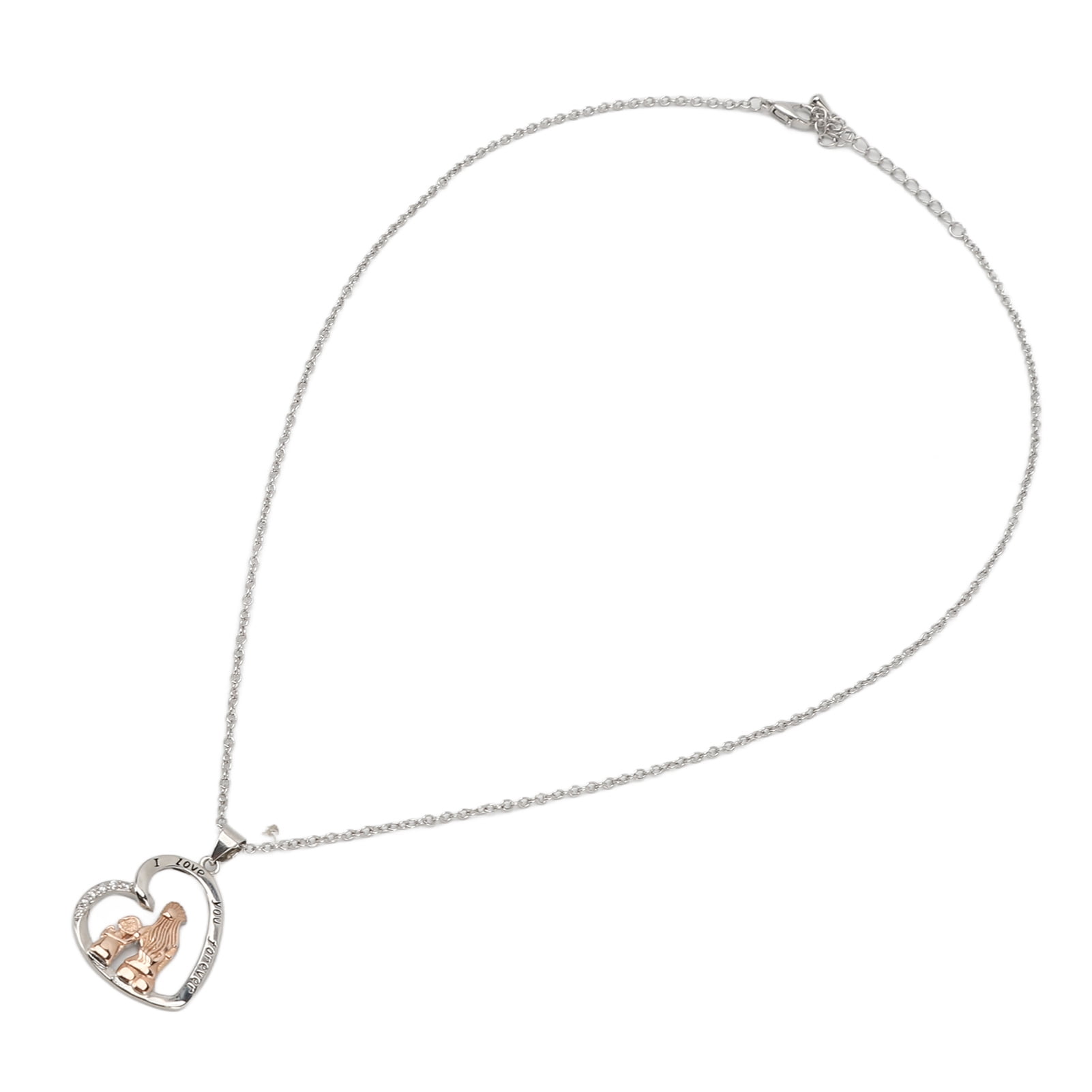 Click here for Youthink Heart Shaped Necklace  Metal Polished Fas... prices