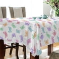 54x54in Square Printed Tablecloth Easy-Care Decorative Table Cloth for ...