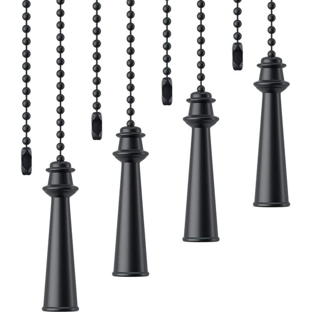 4 Packs Ceiling Fan Pull Chains Pendant Pull Chain Extension Ceiling ...