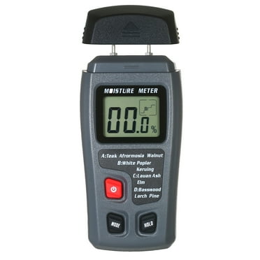 General Tools Pin-Type Moisture Meter, Backlit LCD Display |MMD4E ...