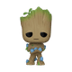 Funko Pop! Marvel: I Am Groot - Groot with Grunds Vinyl Bobblehead ...