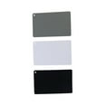 3 in 1 Digital Photography Exposure Color Balance Card Gray/White/Black ...