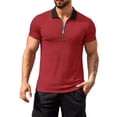 BSDJILFG Half Zip Golf Shirts for Men Business Casual Top Color Blocked ...