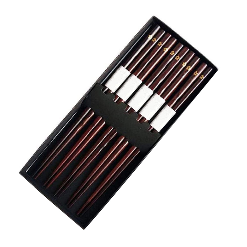 Click here for Hesignd 5 Pairs Reusable Chopsticks Set - Natural... prices