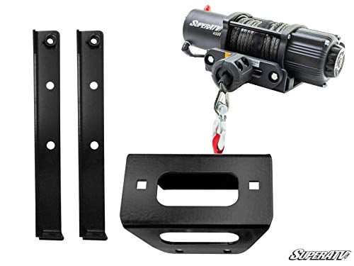 Buy SuperATV 4500 lb Black Ops Winch with Heavy Duty Winch Mounting ...