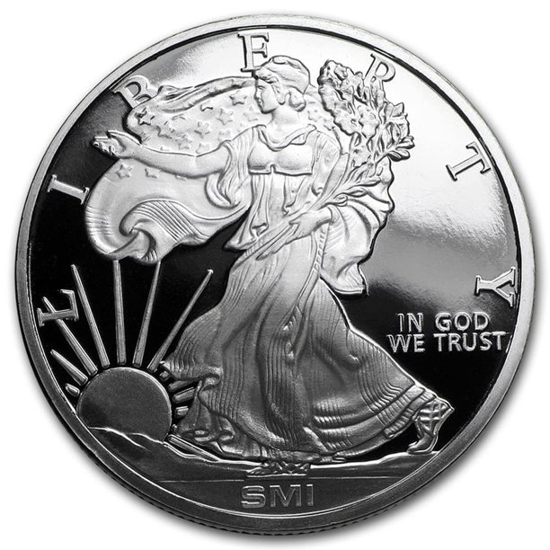 1 oz Silver Round - Walking Liberty (Mint Mark SI) - Walmart.com