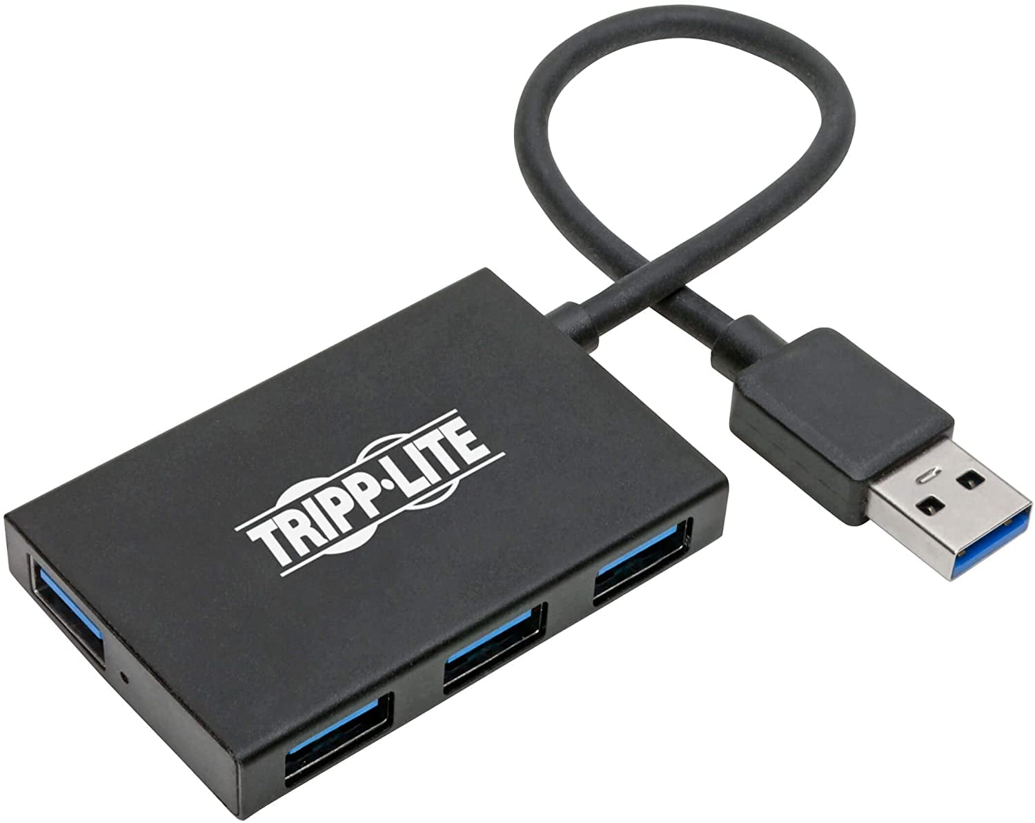 Tripp Lite 4-Port USB 3.0 Hub, Portable USB Splitter for USB Charging ...