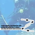 2pcs Wishbone Latex Tube Adapter V-Shape Spearfishing Connector for ...