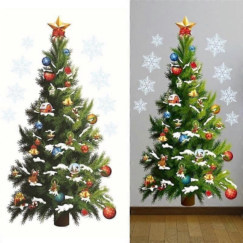 Click here for Czy Christmas Tree Wall Stickers Wall Art Removabl... prices