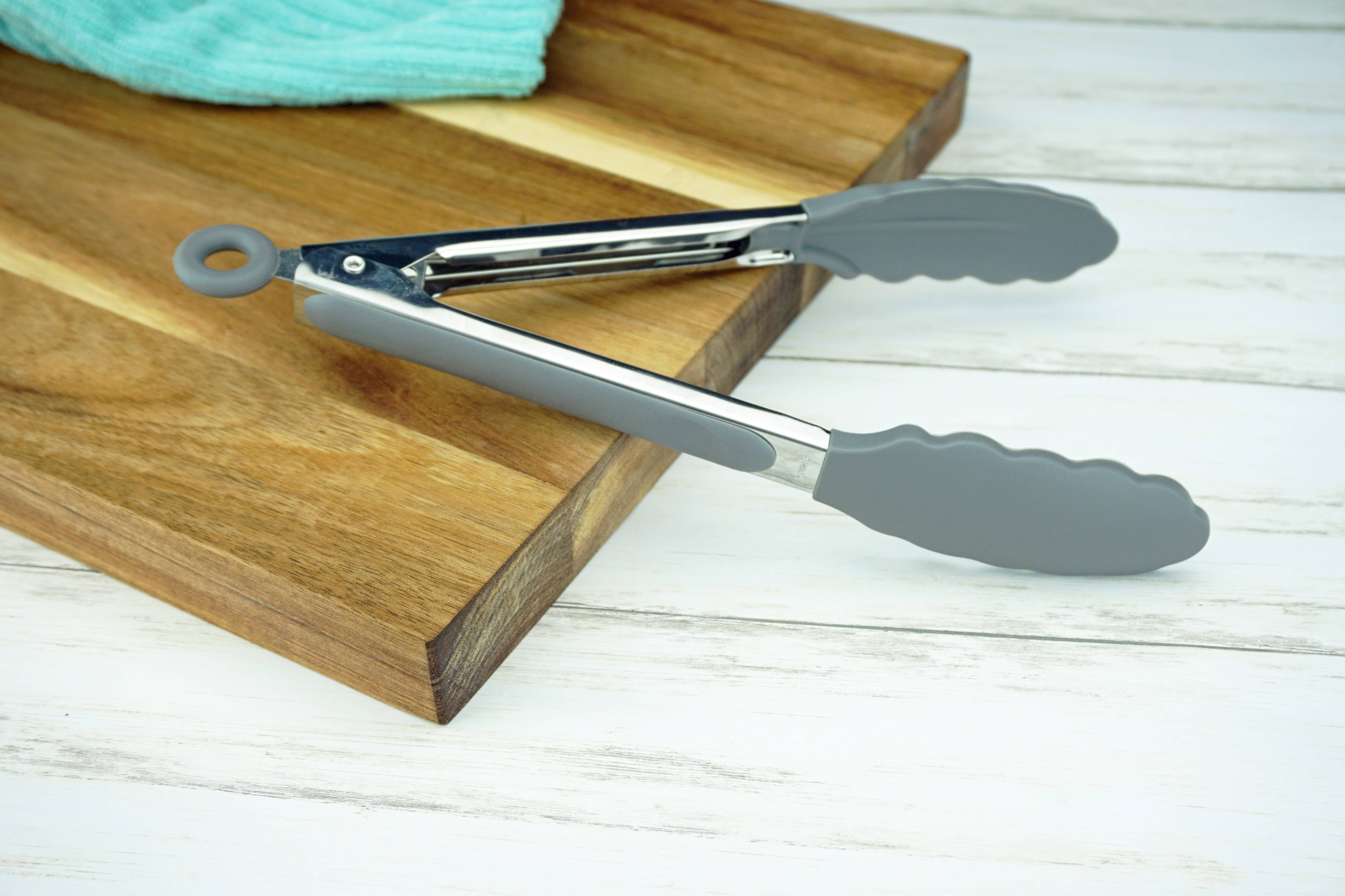 Mainstays 9" Stainless Steel Locking Tongs - Walmart.com