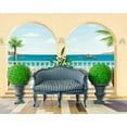 Ideal Décor Terrasse Provencale Wall Mural - Walmart.com