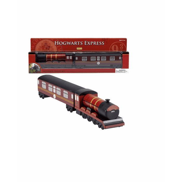 Universal Studios Harry Potter Hogwarts Express Wooden Train Set New ...
