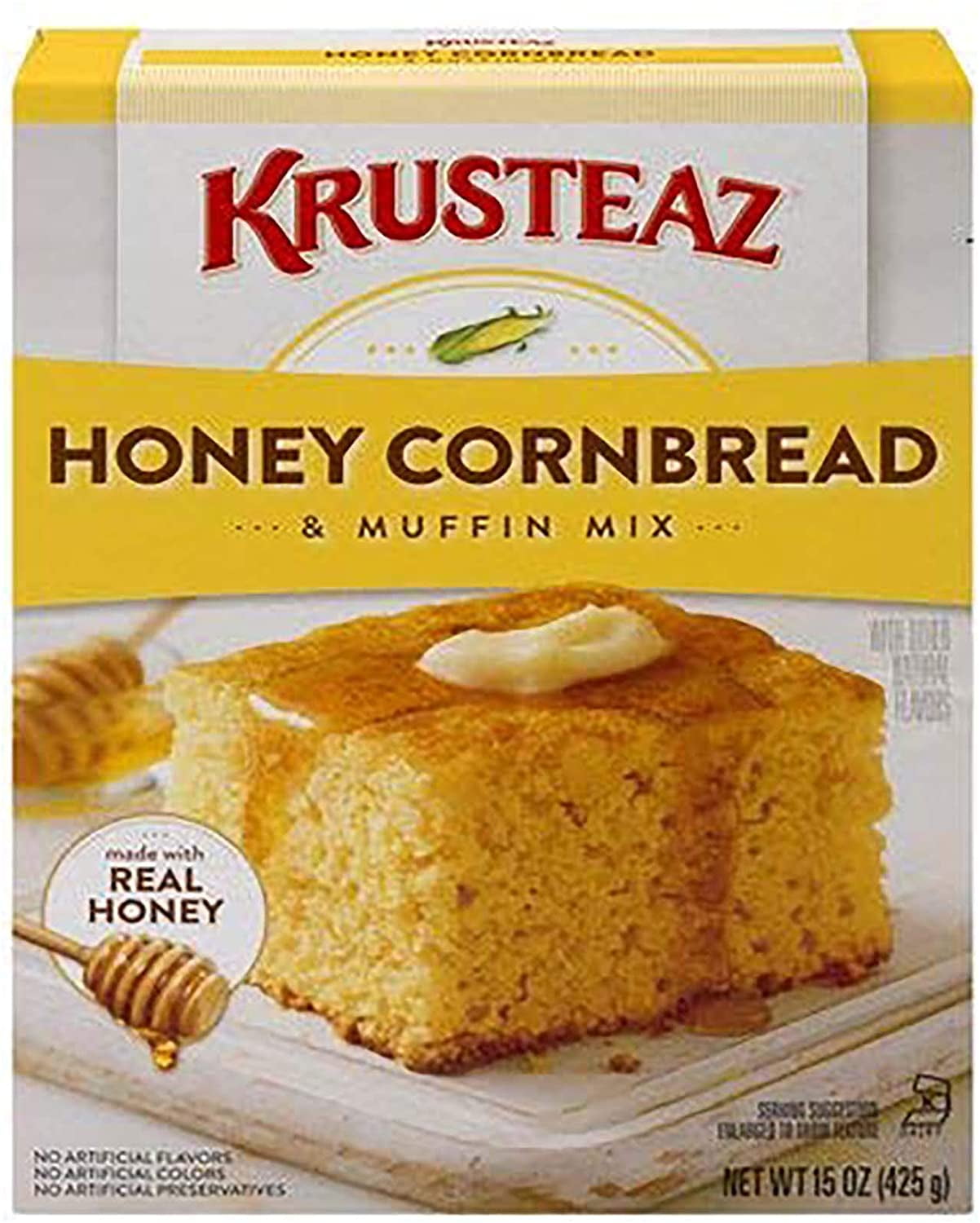 Krusteaz Honey Cornbread And Muffin Mix - No Artificial Colors, Flavors ...