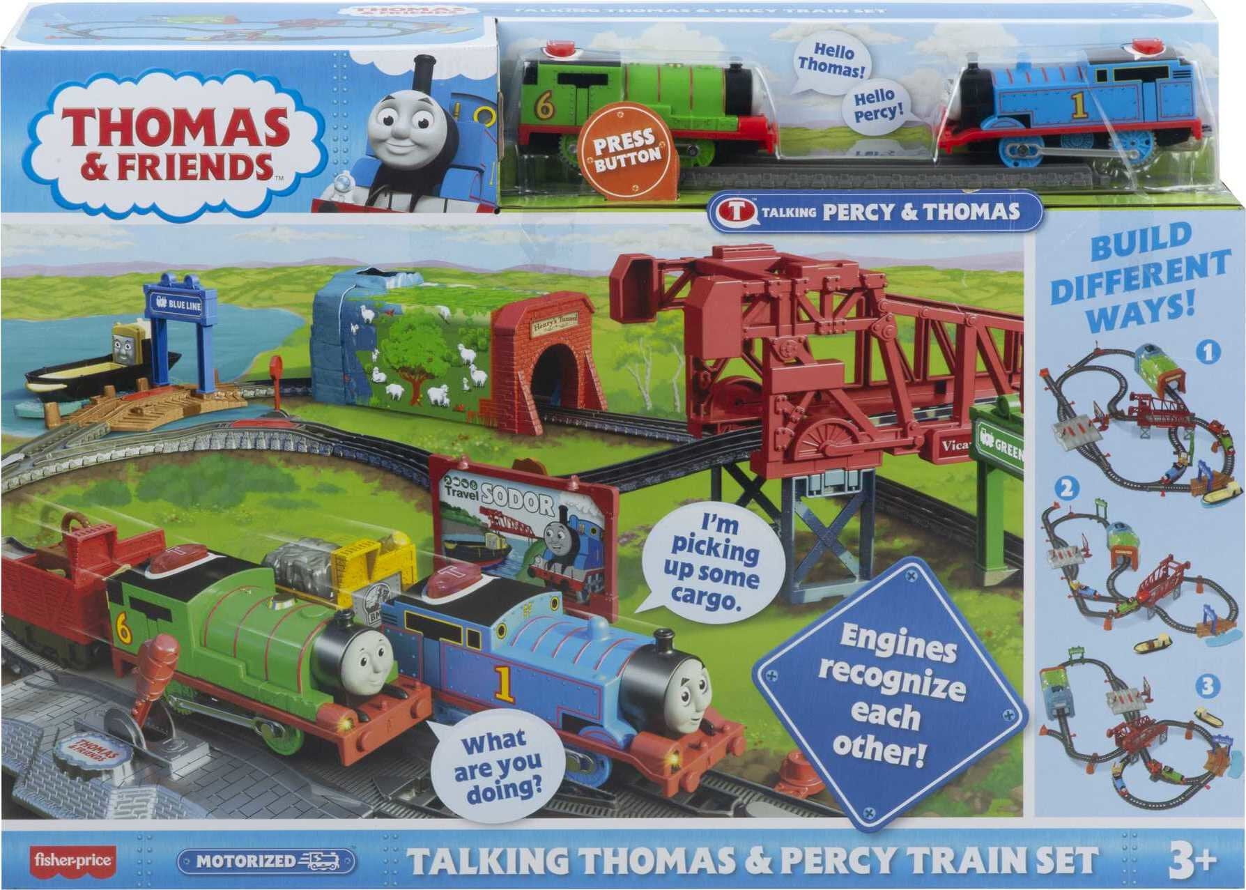 Buy Thomas & Friends Talking & Percy Train Set, 42 Pieces Online at ...