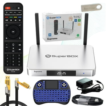 Superbox Supreme 2025 Fully Loaded with Premium Bonus Content, 8K Smart ...