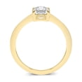 14K Yellow Gold Oval Shape Lab Grown Diamond Basket Split Shank ...