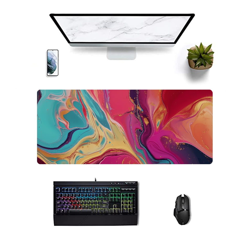 FashionMio Large Desktop Mouse Pad Desk Pad,Home Office School Cute ...