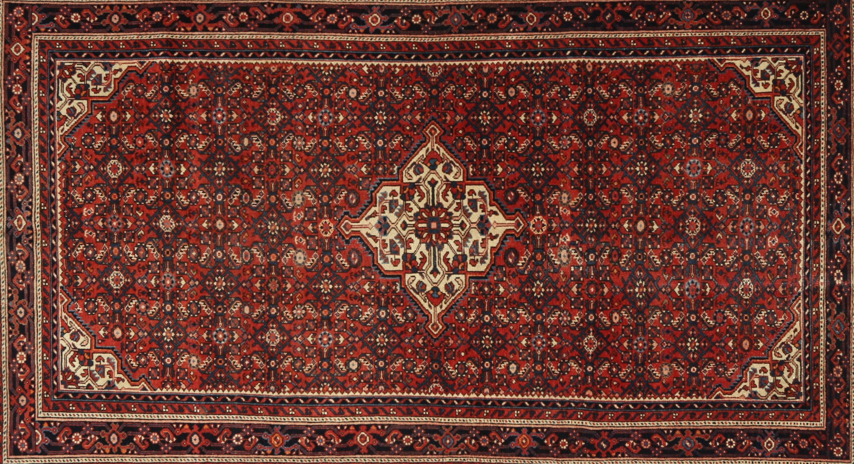 Ahgly Company Indoor Rectangle Traditional Chestnut Brown Persian Area ...