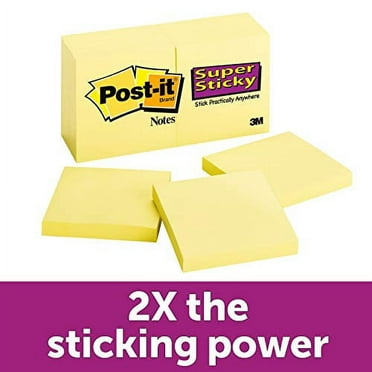 Post It Notes Bulk Colored Paper, 3In X 3In Canary Yellow, 18 Pads/Pk ...
