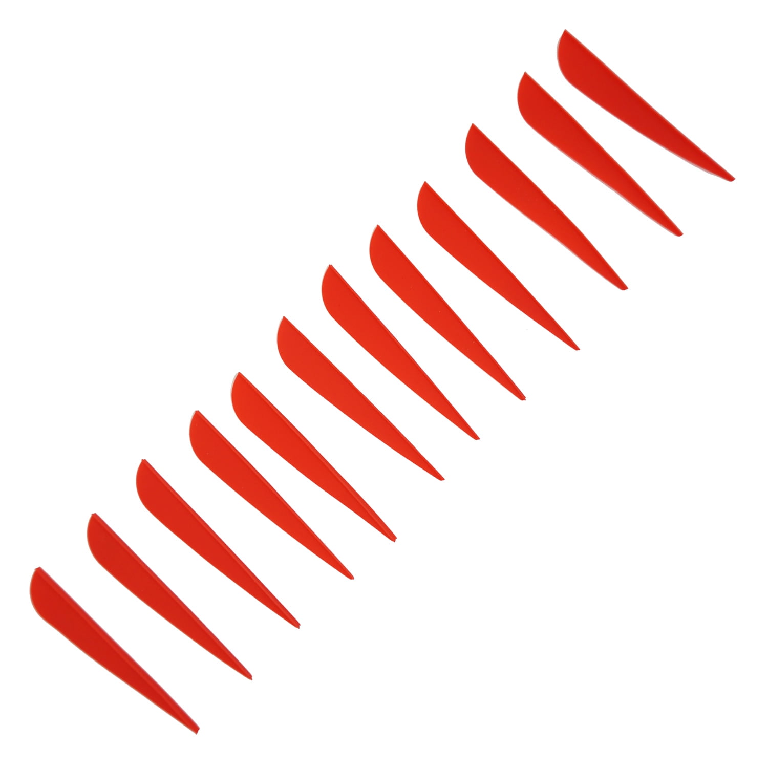 Safari Choice Arrow Fletching 3" Plastic Vane, 15pc pack (Red ...