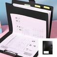 Multi-Functional A4 Document Storage Folder - Plastic Organizer with ...