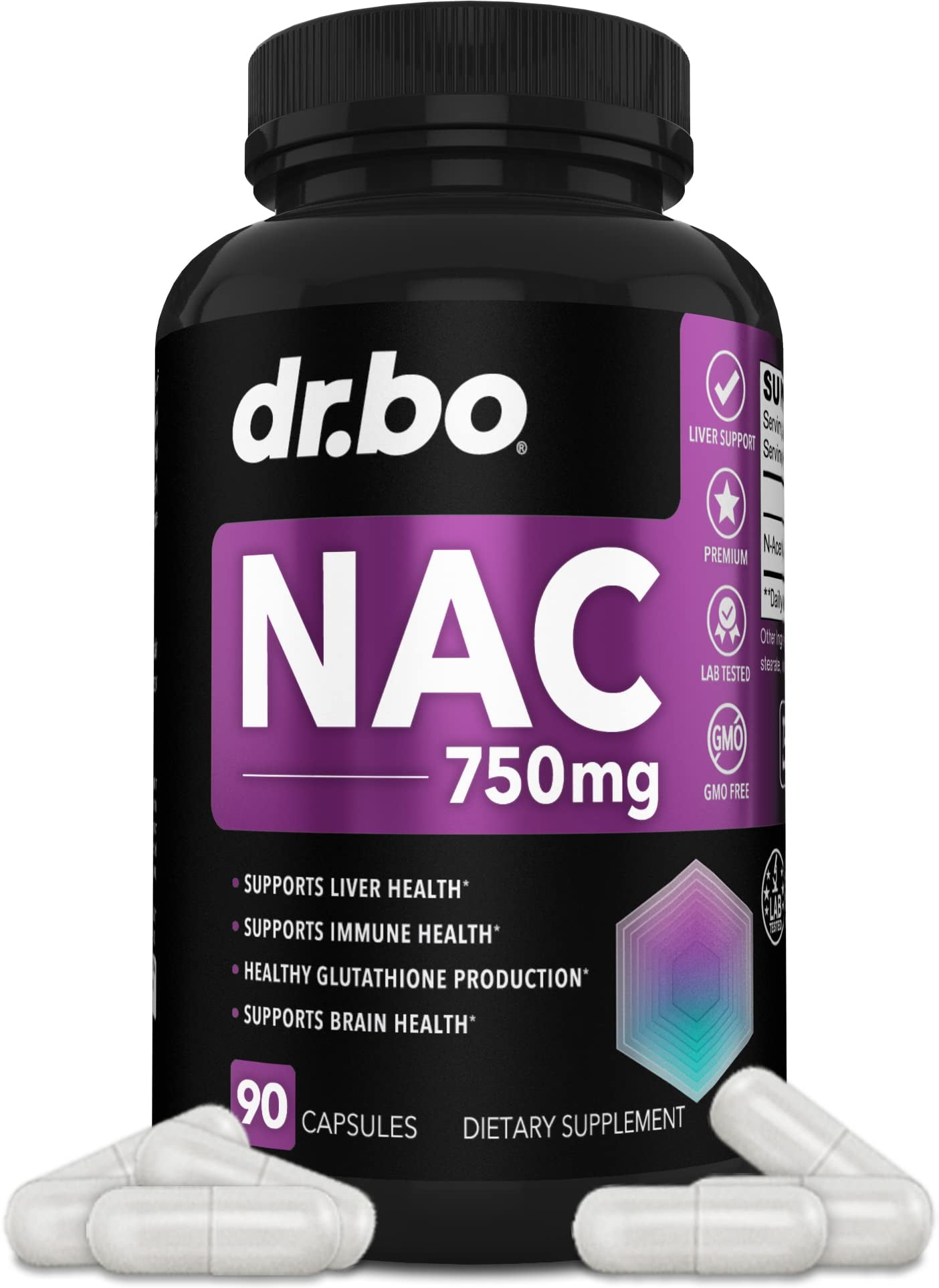 NAC Supplement N-Acetyl Cysteine Pills - 750mg N Acetyl Cysteine Pure ...