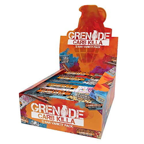 Grenade Carb Killa Barra de caramelo alta en proteínas y baja en azúcar ...