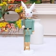Nmdmisc Easter Rabbit Nutcracker Resin Bunny Figurine Sculpture Holiday ...