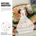 ONAPARTER 50pcs Triangle Onigiri Wrappers Microwavable Rice Balls Bags ...