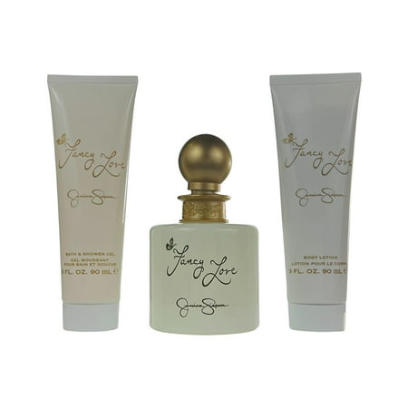 Fancy Love for Women by Jessica Simpson 3 PC Gift Set (EDP 3.4 oz + B/L ...