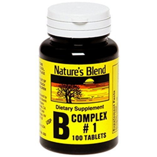 Nature's Blend B Complex Tablets, 100 Count - Walmart.com