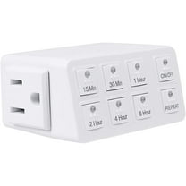 BN-LINK 7 Day Heavy Duty Digital Programmable Timer - Dual Outlet ...